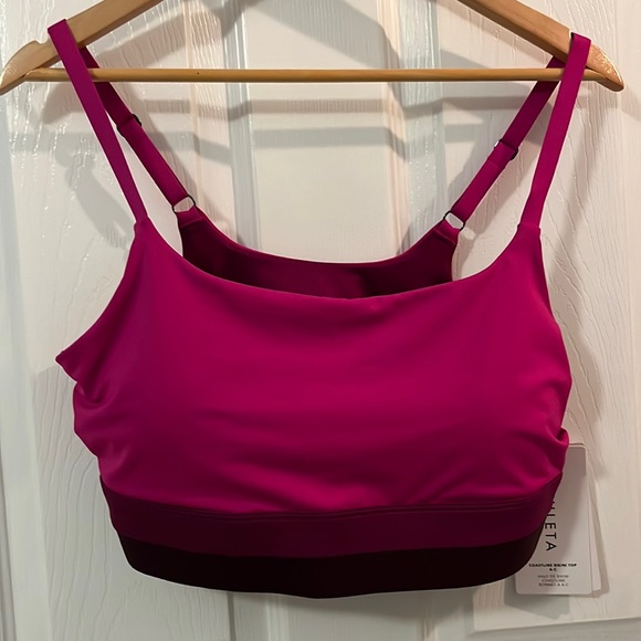 Athleta | Swim | Nwt Athleta Coast Line Bikini Top Size Extralarge ...